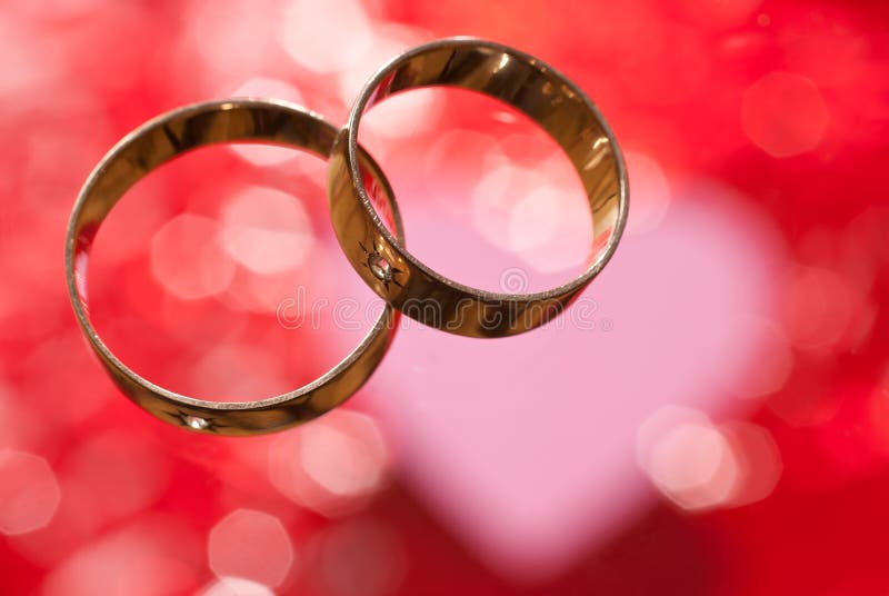Rings stock image. Image of jewellery, valentine, heart - 24395763