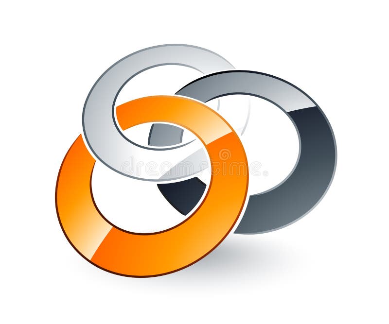 Rings Entwined stock vector. Illustration of online, illustrations ...