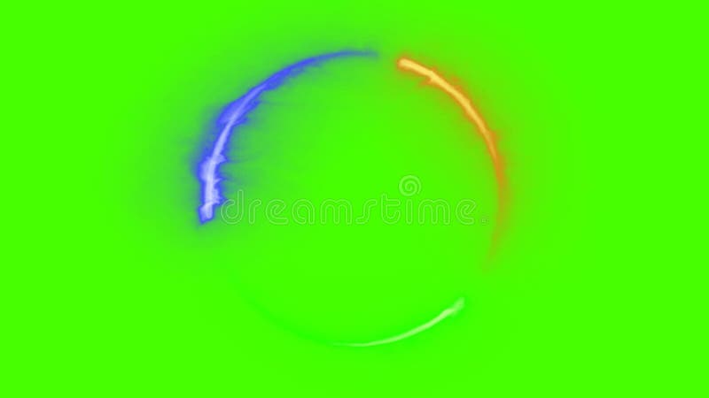 Rings Light Effect Green Screen Background Stock Video - Video of ...