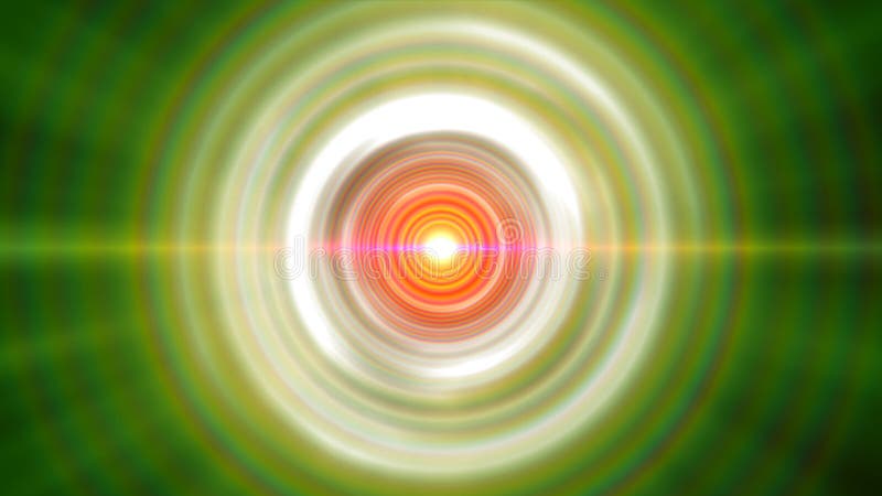 Rings Light Ray Orb Neon Ray Light Stock Illustration - Illustration of ...