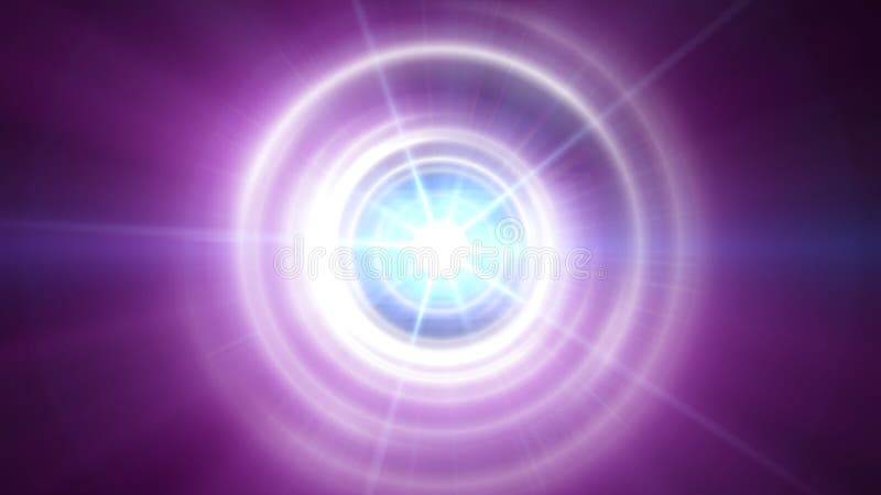 Rings Light Ray Orb Neon Ray Light Stock Illustration - Illustration of ...