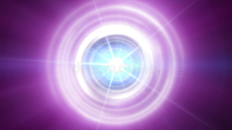 Rings Light Ray Orb Neon Ray Light Stock Illustration - Illustration of ...