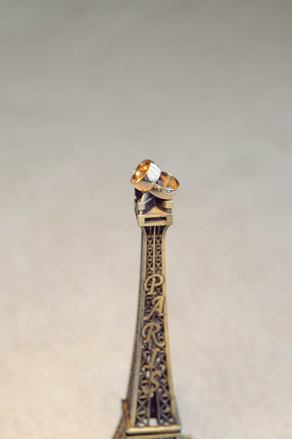 Rings in Paris stock photo. Image of romance, pair, arrangement - 37490276