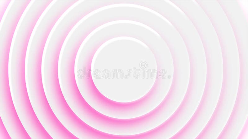 Rings with Shadow and Rotation Effect. Motion. Animated Background of ...