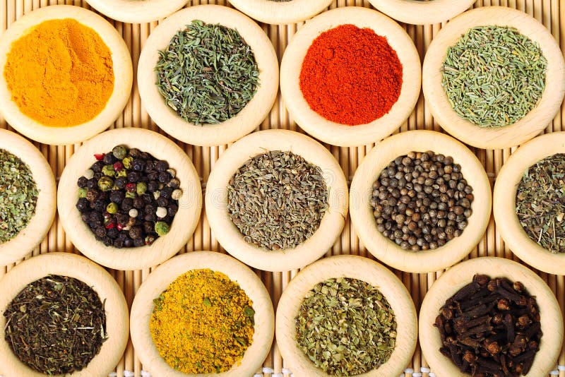 Rings with spices stock image. Image of juniper, circle - 35036617