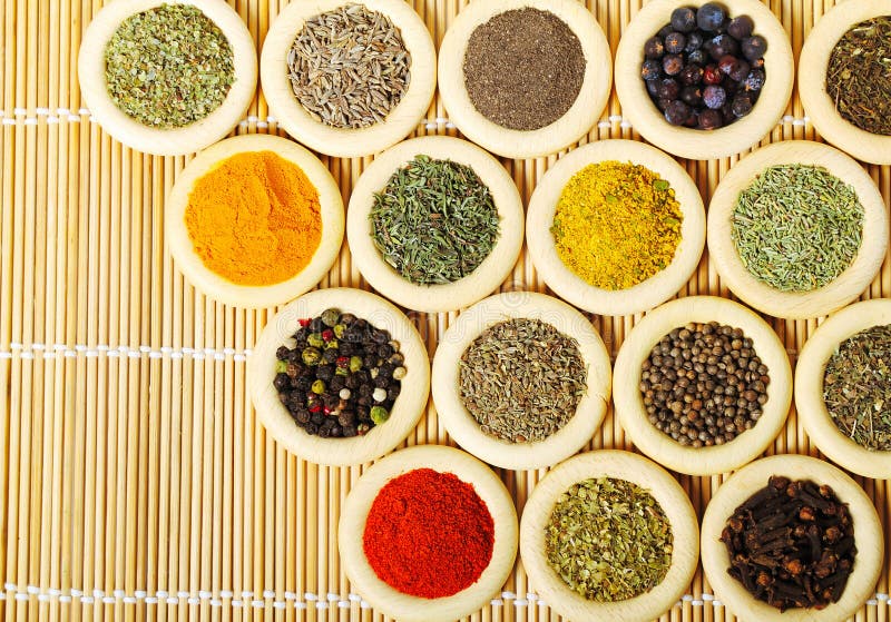 Rings with spices stock image. Image of rosemary, cumin - 35348147