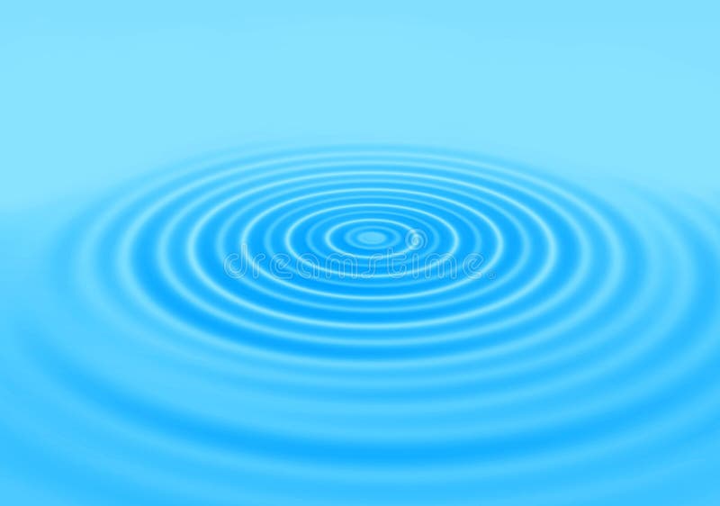 Rings of a water ripple stock illustration. Illustration of raindrop ...