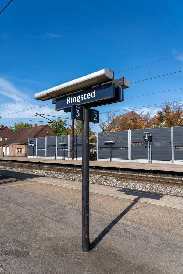 Ringsted Railway Station stock photo. Image of delivery - 329586556