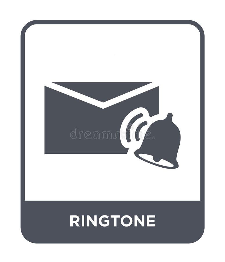 Ringing Icon in Trendy Design Style. Ringing Icon Isolated on White ...