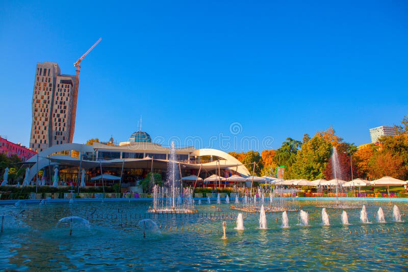 Rinia Park in Tirana stock photo. Image of park, reflection - 129900820 Rinia Park in Tirana stock photo. Image of park, reflection - 129900820