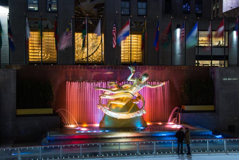 The Rink at Rockefeller Center Editorial Stock Photo - Image of york ...