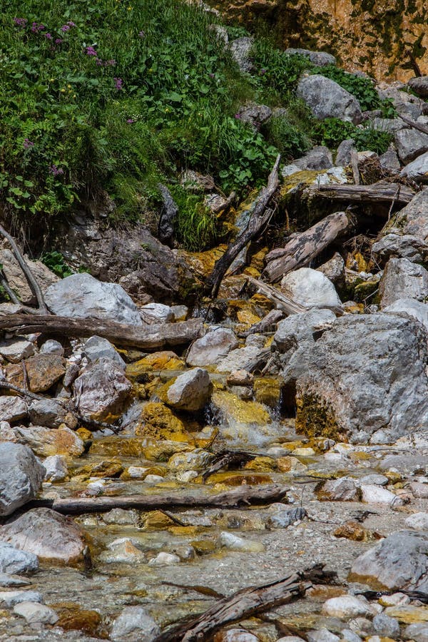 Rinka Falls is a Waterfall in the Logar Valley Stock Photo - Image of ...