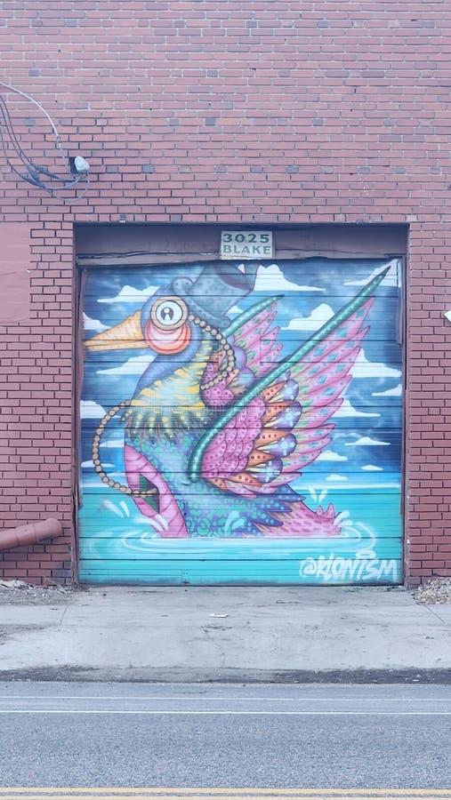 RiNo Wall Art editorial photography. Image of denver - 307708082