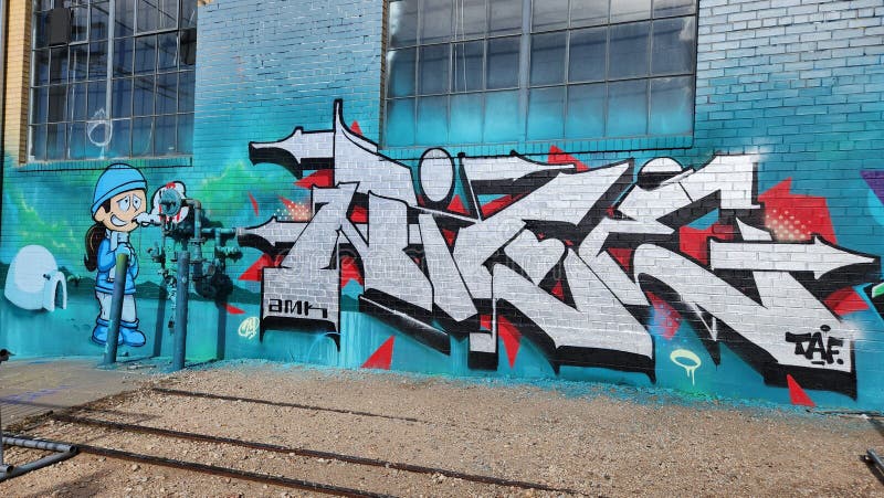 RiNo Wall Art editorial image. Image of streetart, mural - 307708085