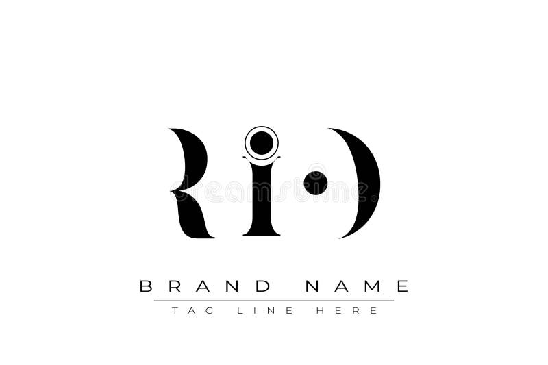 RIO Abstract Letter Logo Design Stock Vector - Illustration of logotype ...