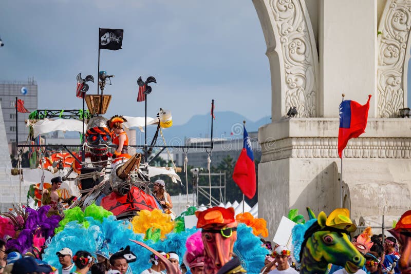 Rio Carnival Style Dream Parade in Taipei Editorial Stock Photo - Image ...
