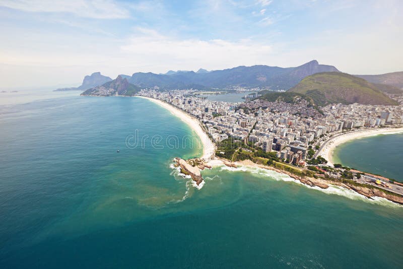 Rio De Janeiro from Above. Aerial View of Rio De Janeiro, Brazil ...