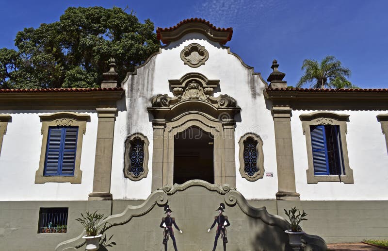 Neocolonial Style in Architecture, Rio De Janeiro, Brazil Stock Image ...