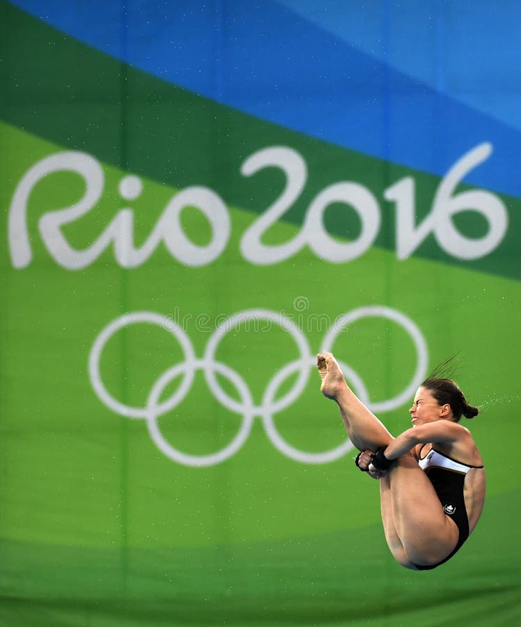 Diving in the Olympic Games 2016 Editorial Stock Photo - Image of ...