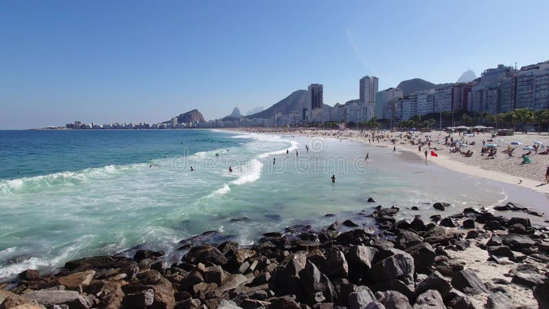 Rio De Janeiro, Brazil - November 02, 2023. Panoramic View of Leme ...