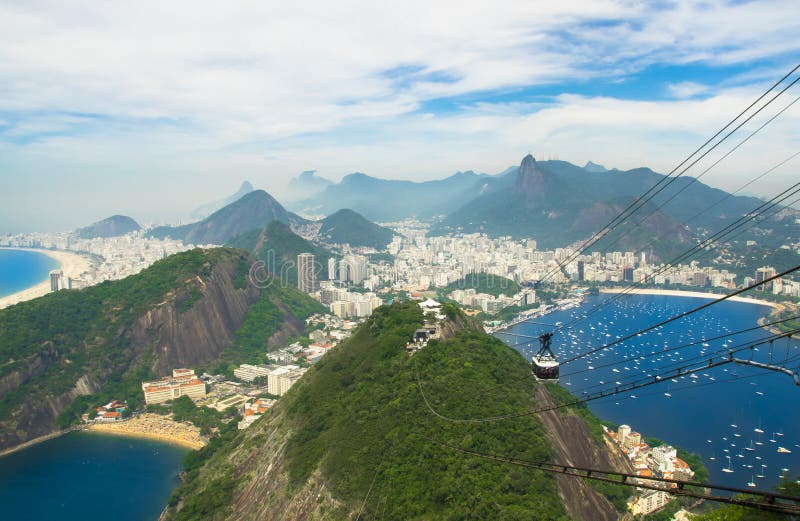 Rio De Janeiro, Brazil in the Summer Sun Light Stock Photo - Image of ...