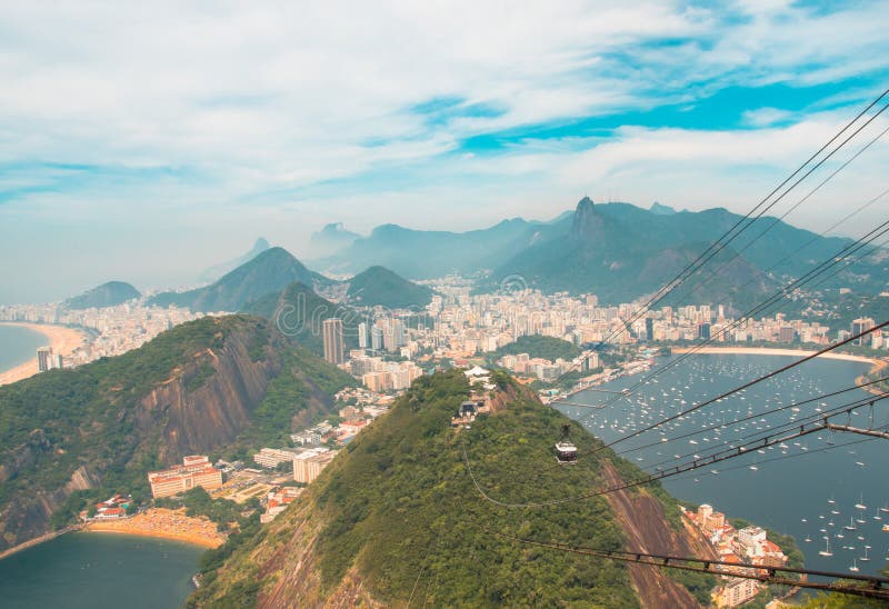 Rio De Janeiro, Brazil in the Summer Sun Light Stock Photo - Image of ...