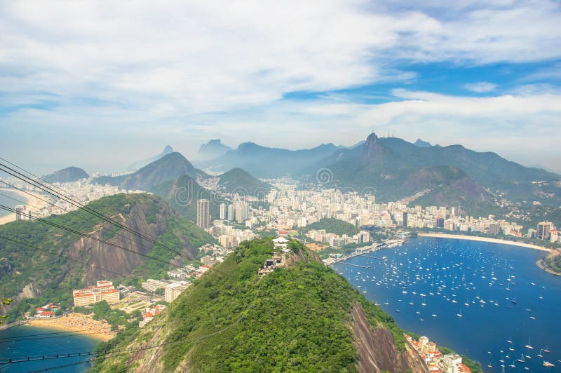 Rio De Janeiro, Brazil in the Summer Sun Light Stock Photo - Image of ...