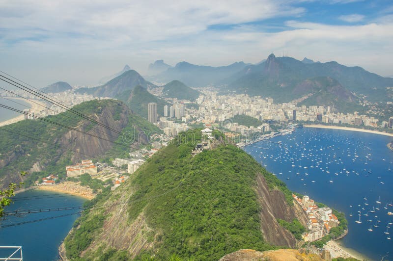 Rio De Janeiro, Brazil in the Summer Sun Light Stock Photo - Image of ...