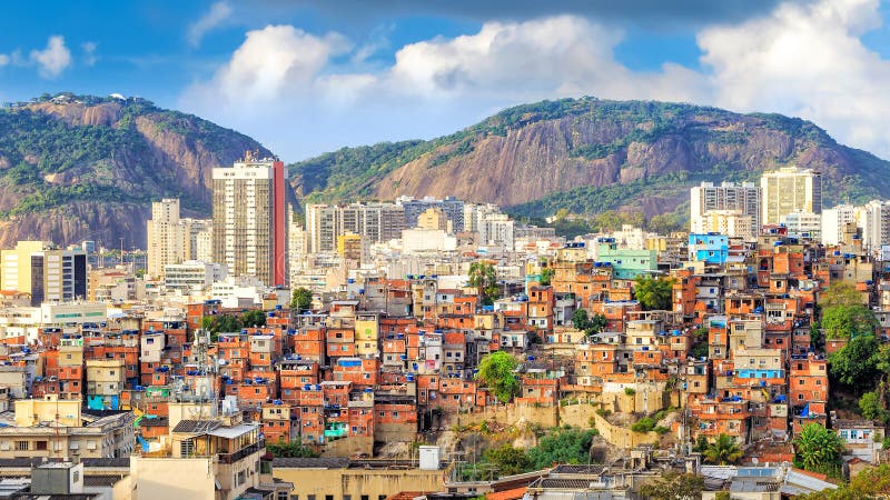 Rio de Janeiro downtown stock photo. Image of hill, house - 110769274