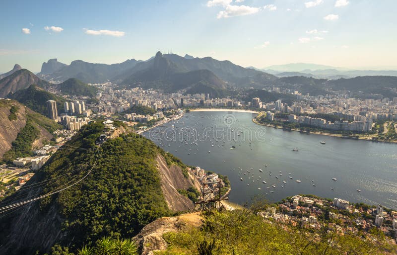 Rio De Janeiro - June 19, 2017: Panoramic View of Rio De Janeiro from ...