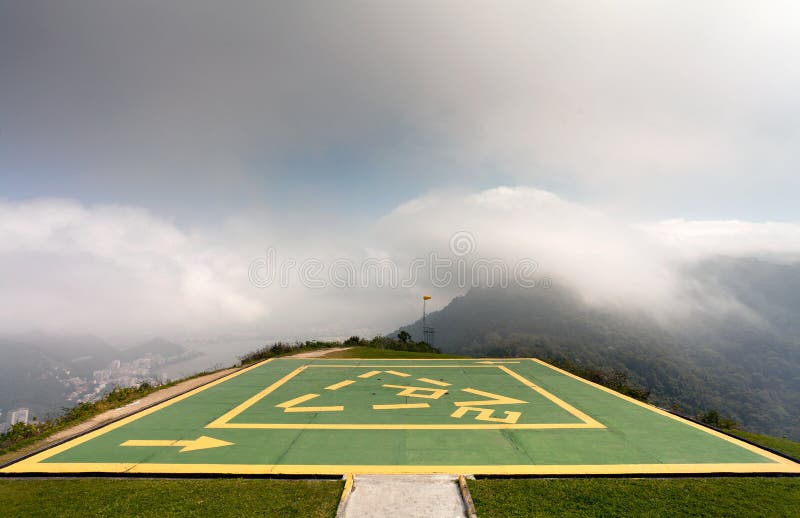 Rio De Janeiro - Landing Place Stock Image - Image of clouds, place ...