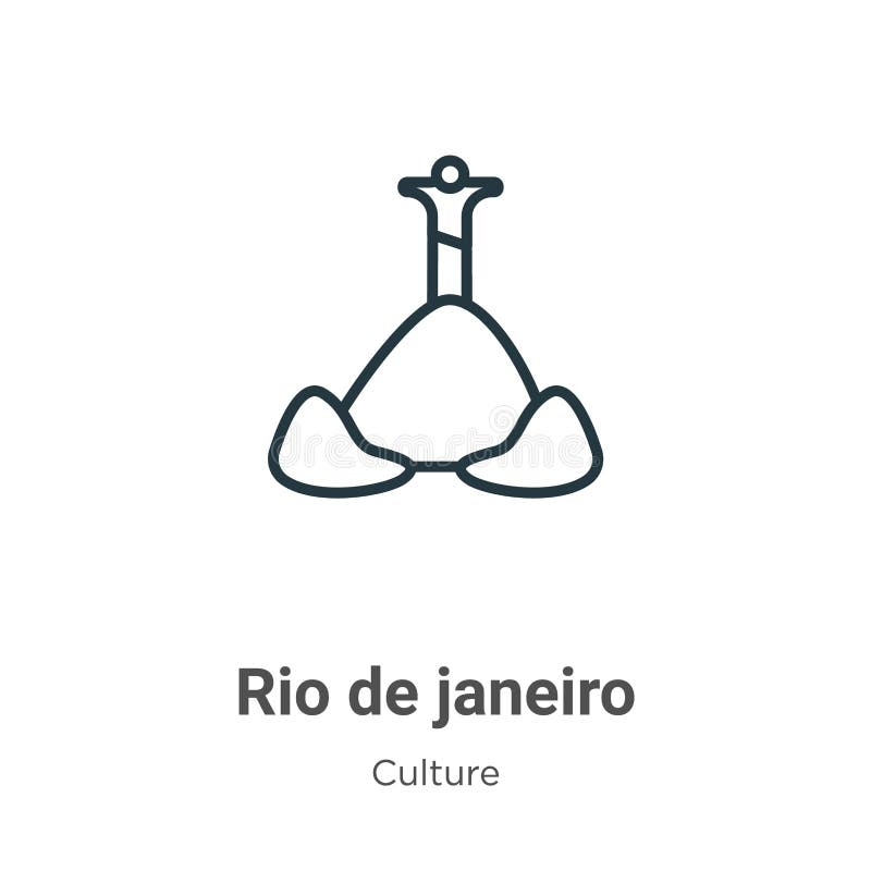 Rio De Janeiro Icon in Filled, Thin Line, Outline and Stroke Style ...