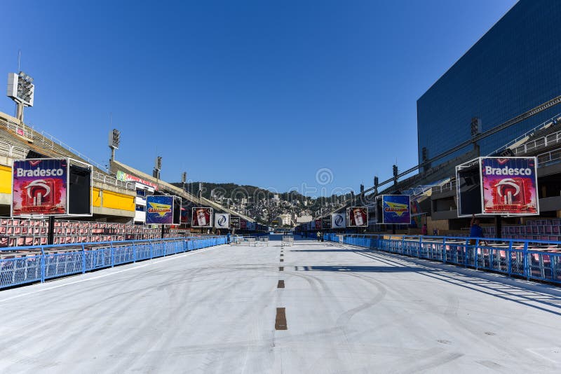 Rio de Janeiro Sambadrome imagen de archivo editorial. Imagen de ...