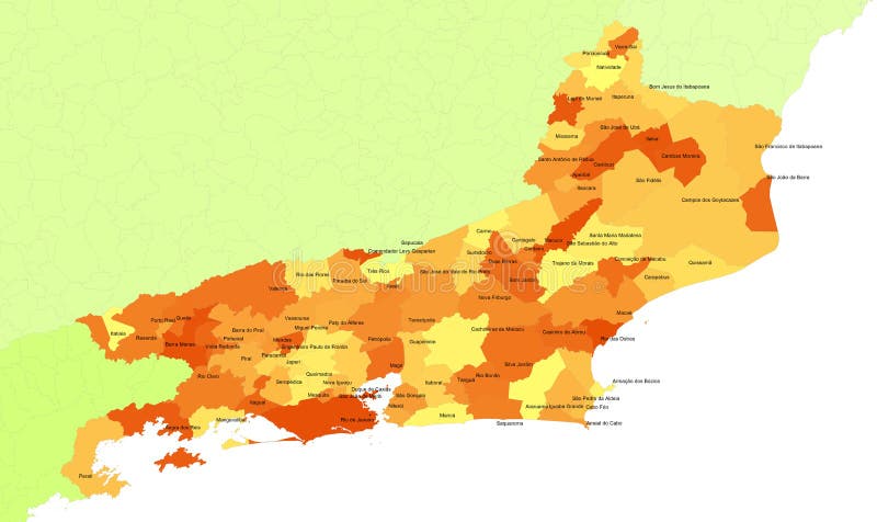 Rio De Janeiro State - Brazil Stock Illustration - Illustration of ...