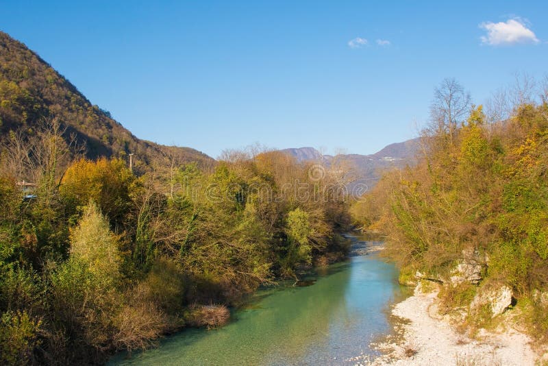 Rio de Natisone imagem de stock. Imagem de italiano - 133384041