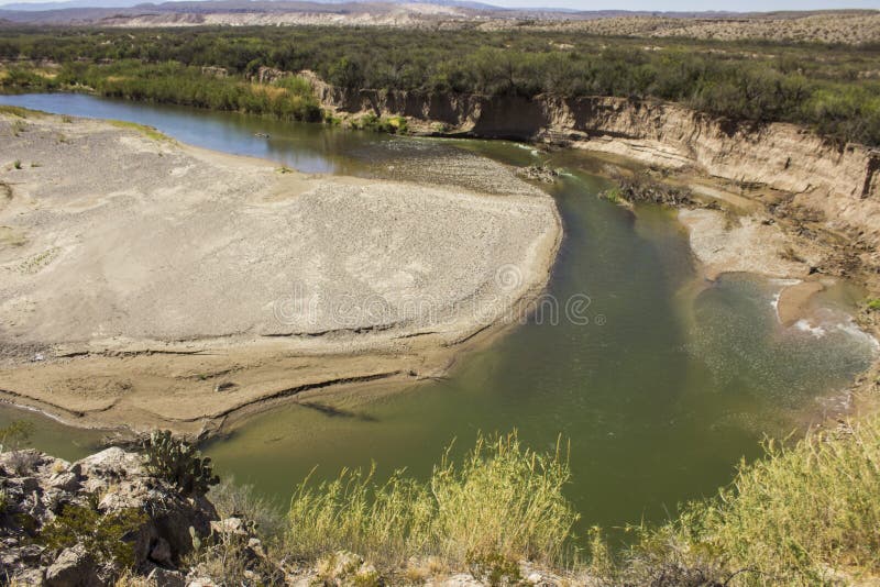 Rio Grande En Parque Nacional De La Curva Grande Foto de archivo ...