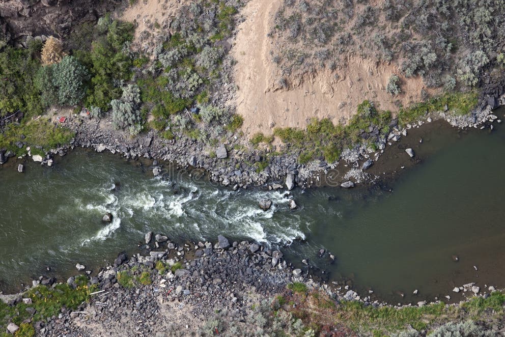 Rio Grande ravine stock image. Image of bridge, river - 21613681