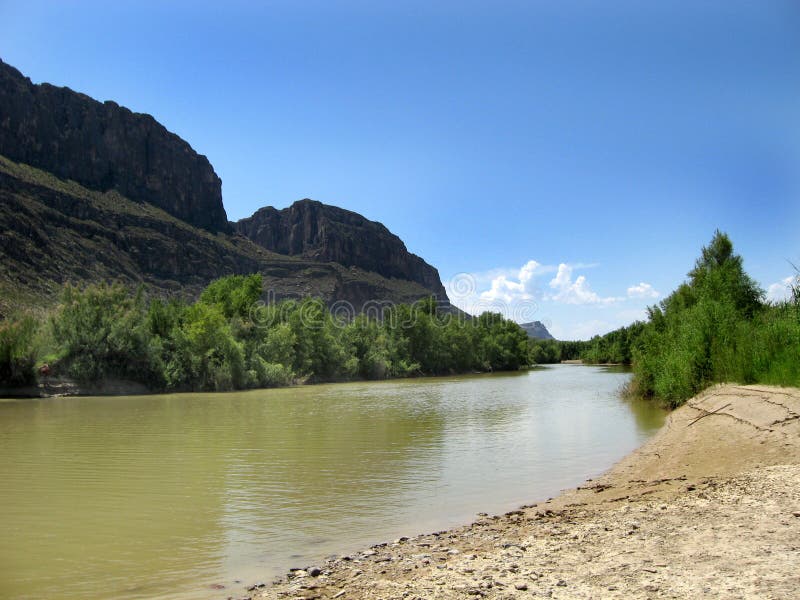 Rio Grande in Texas stock image. Image of park, santa - 4877465