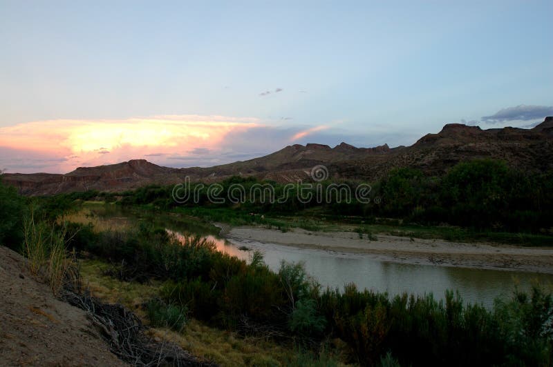 The Rio Grande stock photo. Image of natural, ecosystem - 115188570