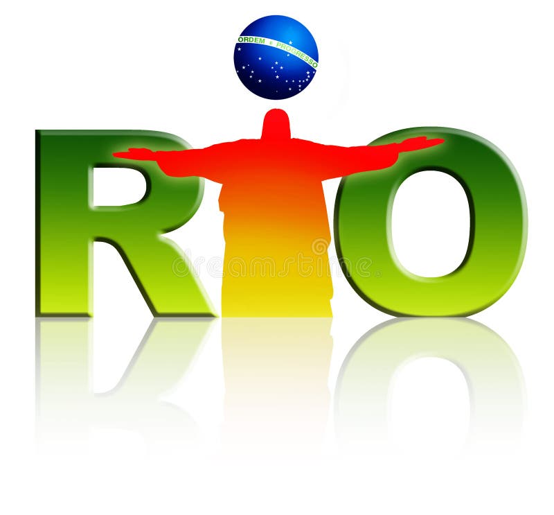 Rio Logo imagem editorial. Ilustração de brilhantemente - 51257300