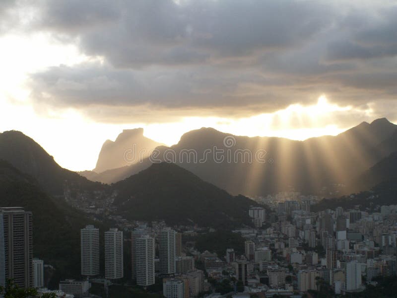 Rio Sun Diffused Light stock photo. Image of loaf, diffuse - 45905524