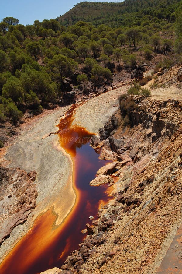 Rio Tinto 1 stock image. Image of colored, exterior, orange - 3058343