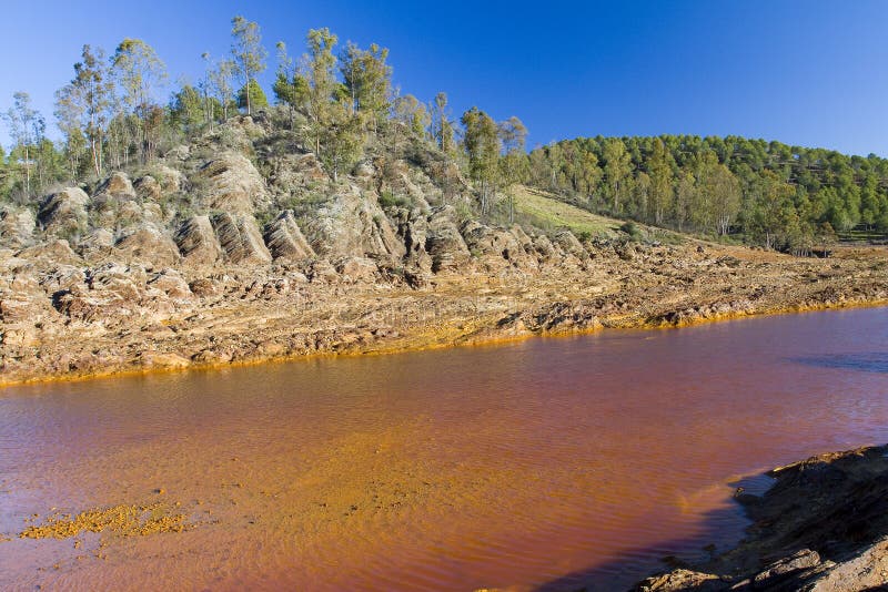 Rio Tinto, Spain stock image. Image of andalusia, copper - 28487977