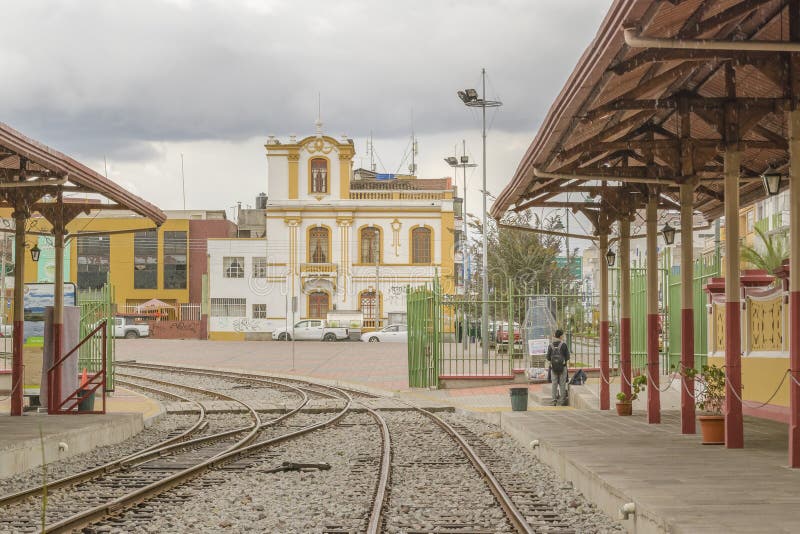 Riobamba Train Station editorial stock image. Image of vintage - 73573879