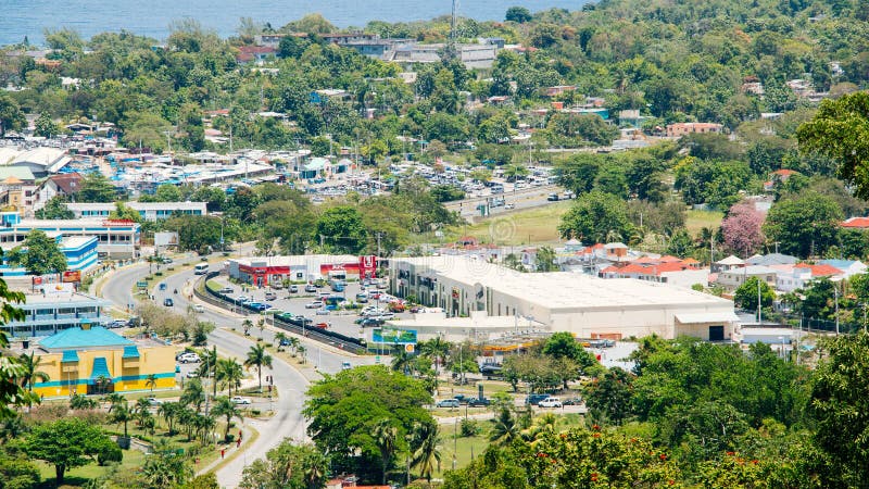 Ocho Rios Jamaica Centro Da Cidade Imagem Editorial - Imagem de centro ...