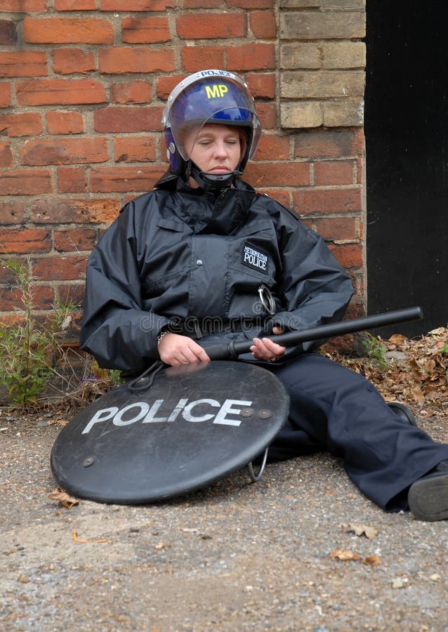 Riot Cop stock image. Image of theft, female, communications - 3202427