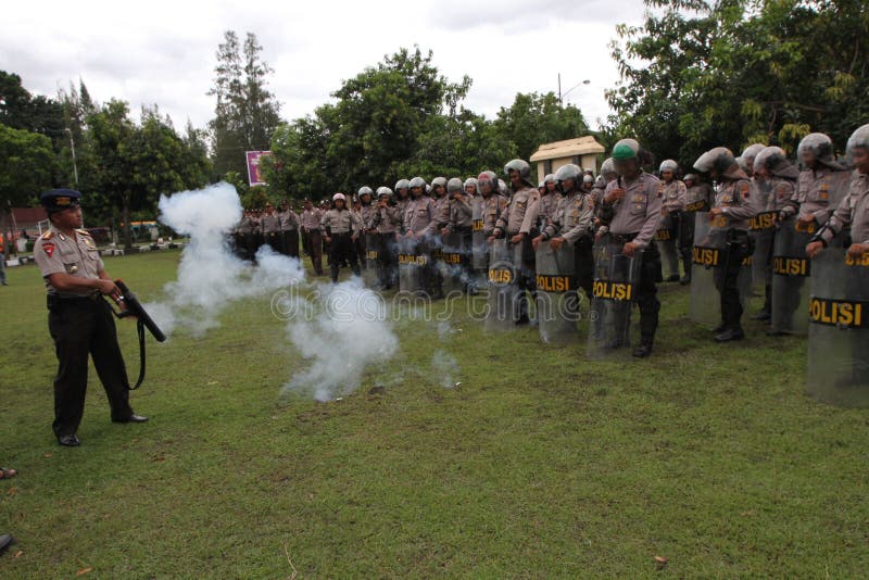 Riot exercise editorial stock photo. Image of city, practice - 36007973
