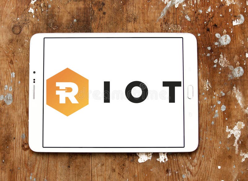 Riot Platforms Bitcoin Mining Company Editorial Stock Image - Image of ...