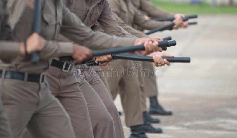 Riot Police Control the Crowd Stock Photo - Image of demonstration ...