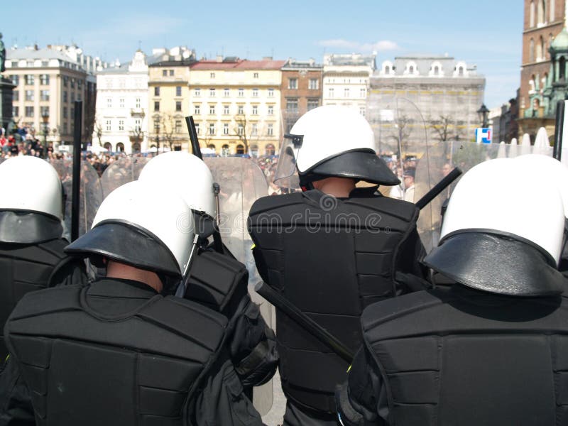 Riot Police at Love parade stock image. Image of globalization - 2376485